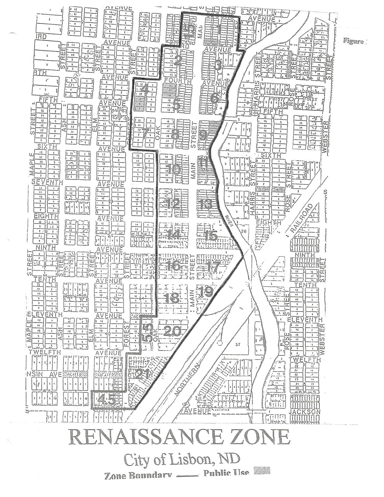 Renaissance Zone – City of Lisbon, ND